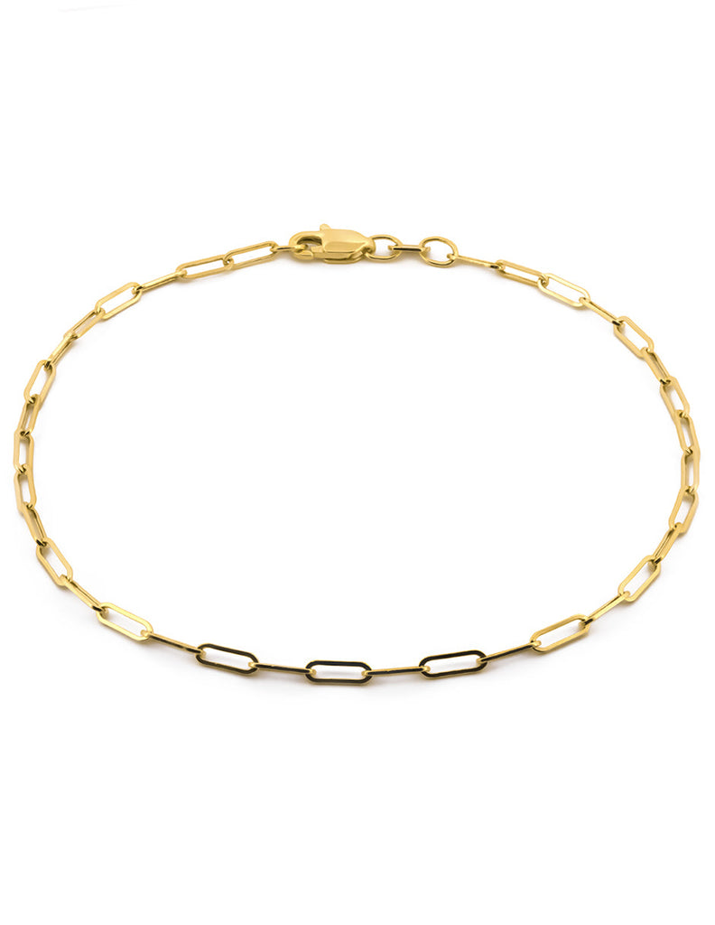 Pulsera Clip 1.5 mm 18 cm Oro Solido 10k – Casa del Anillo Joyería